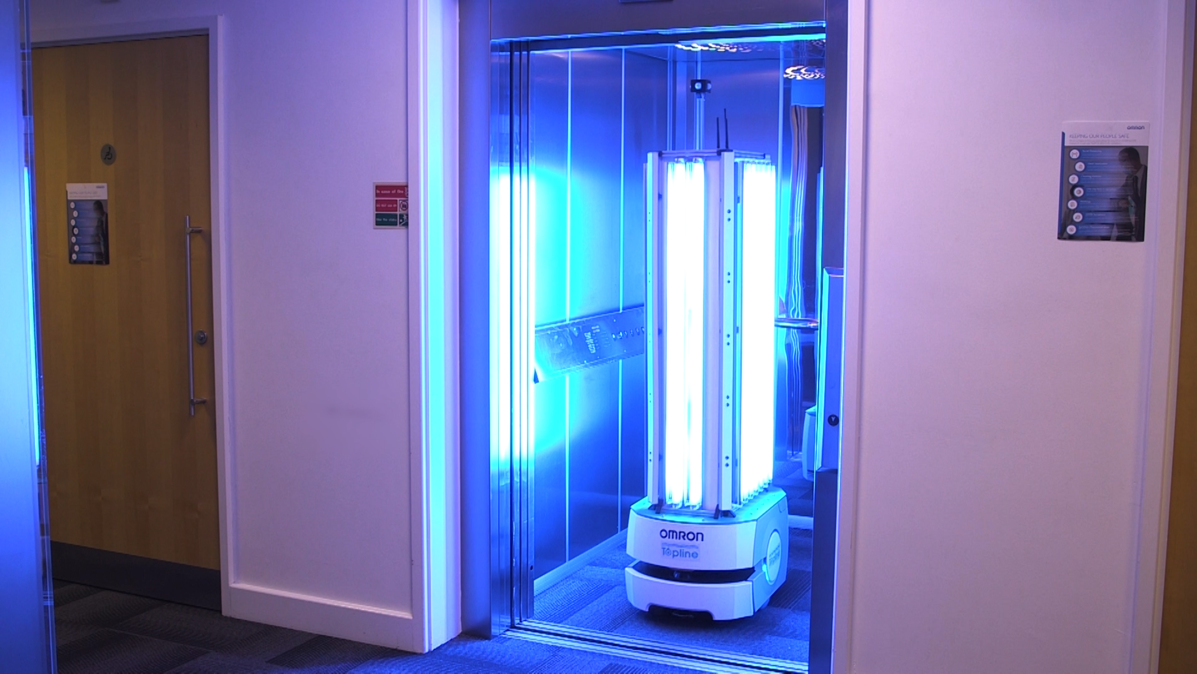 Disinfection Robots Achieve 99% Virus Removal in UK Facilities