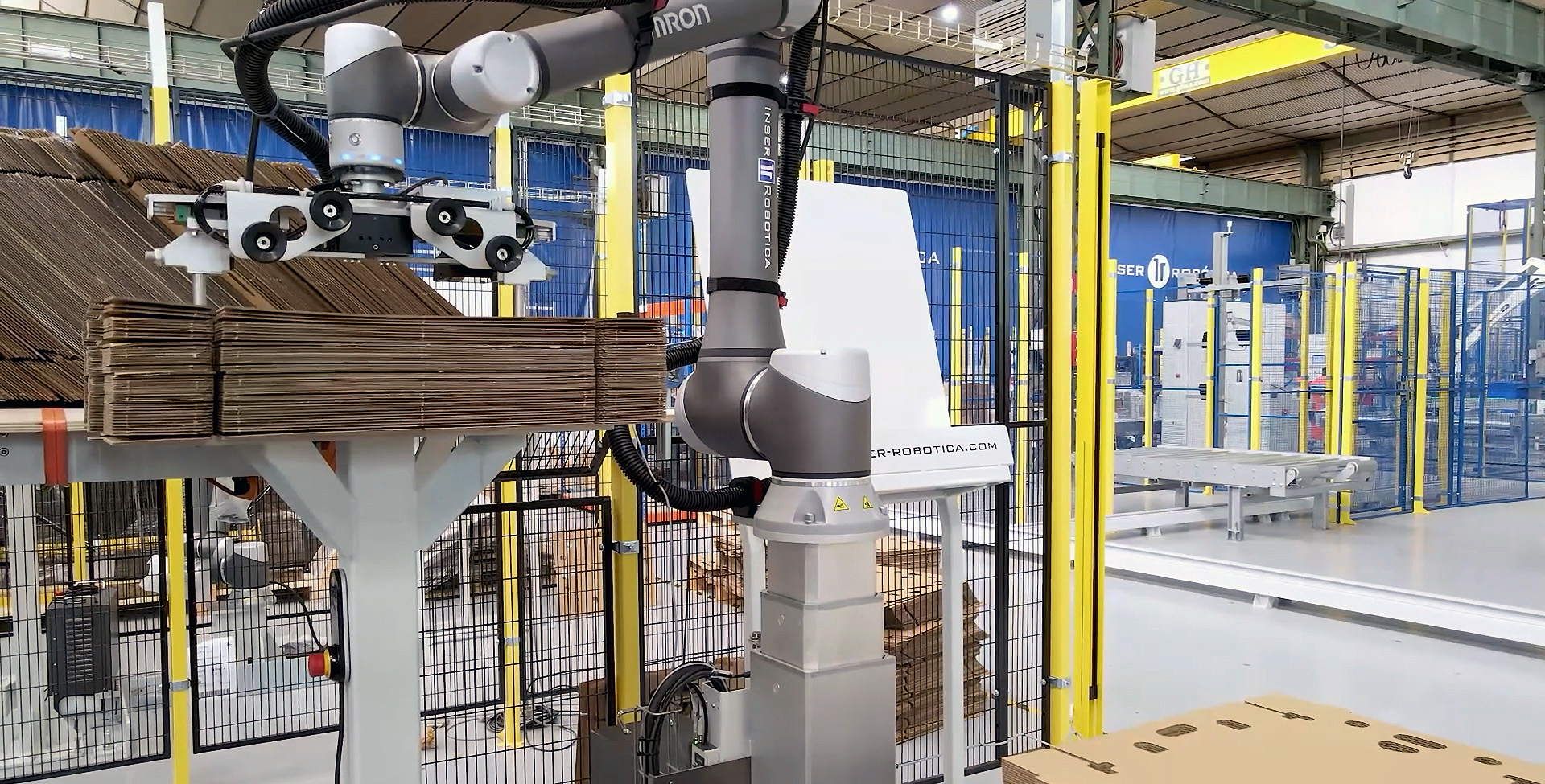 Automatic Packaging Coboloader Automates Case Erector Loading